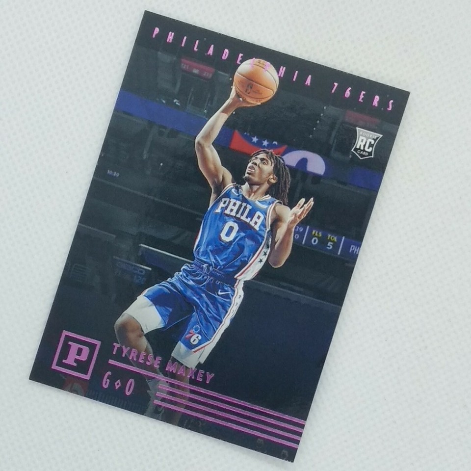 2020-21 Chronicles Panini Pink Tyrese Maxey Rookie RC #116, 76ers ...
