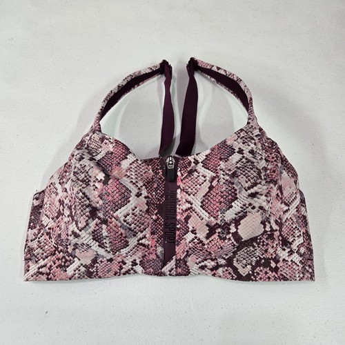 Victoria Secret Women Sports Bra 34D Purple Snake Incredible Knockout ...