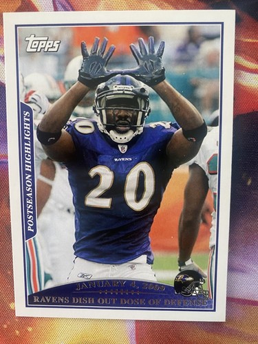 2009 Topps - Postseason Highlights #314 Ed Reed Ravens | eBay