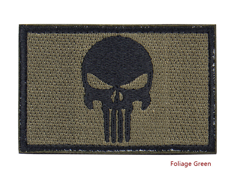 Skull Morale Patch Tactical Patch Airsoft Gear Paintball Duty Hunting ...