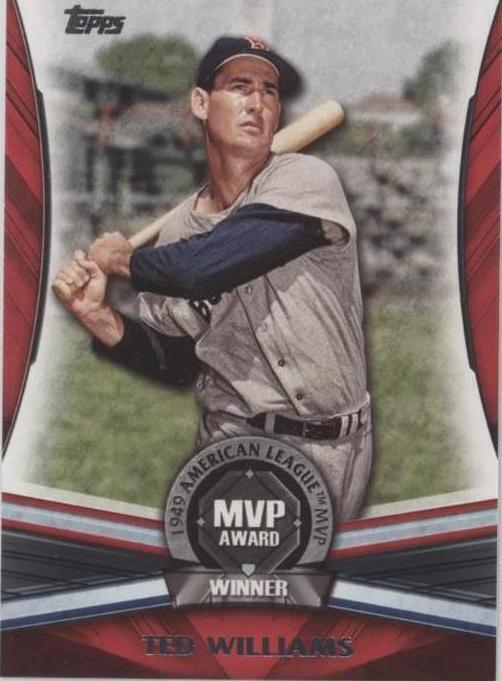 2017 Topps Update Series - Mlb Mvp Award Ted Williams #MVP-28 for sale ...