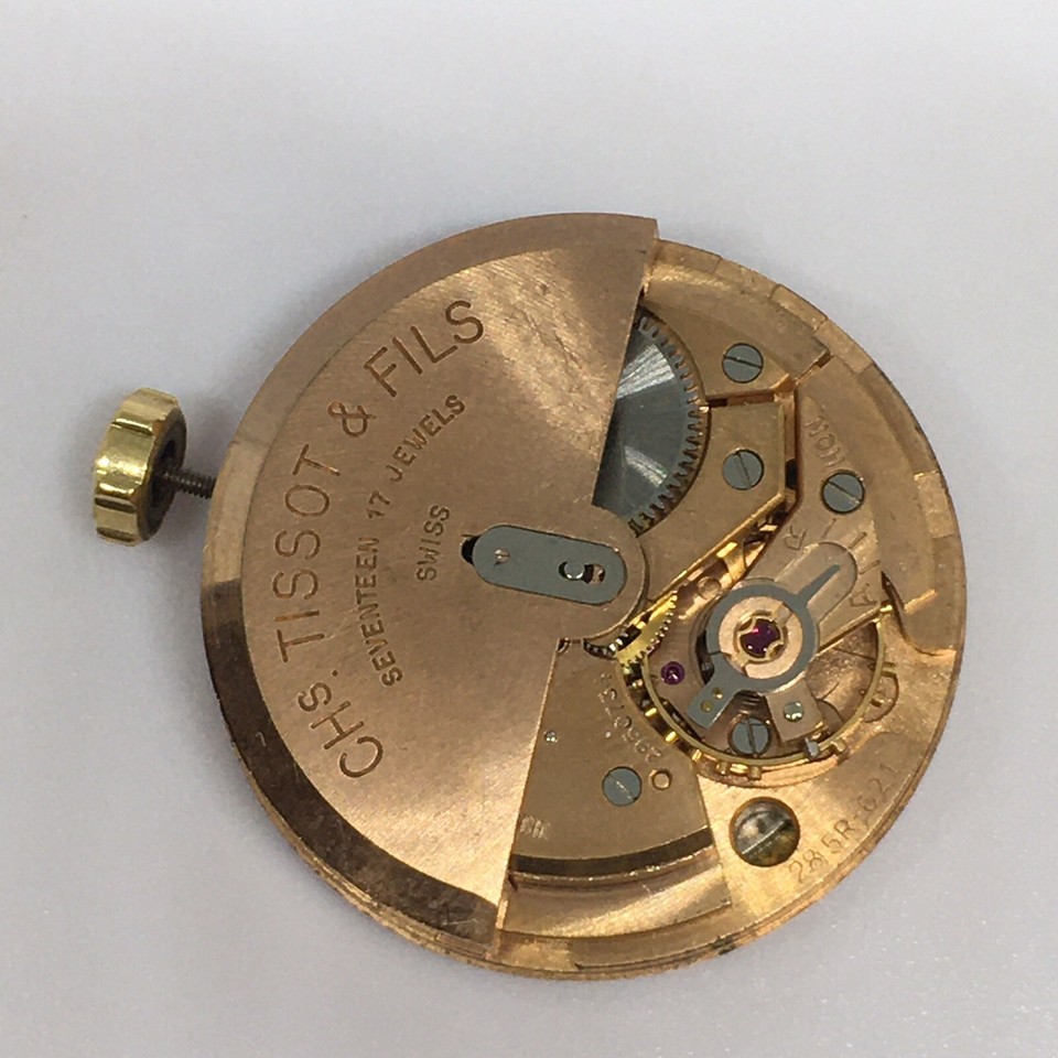 Tissot Century 17 jewels automatic watch movement serial 1285R-62 Swiss ...