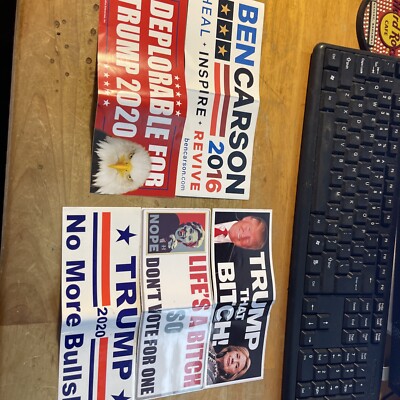 5) Trump 2016/20 President Campaign MAGA Decal Bumper Stickers Lot | eBay