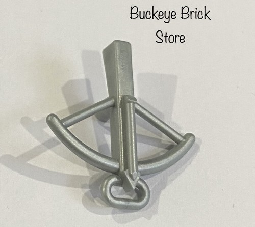 NEW Lego PEARL Light GRAY CROSSBOW Minifig Weapon - Castle Star Wars ...