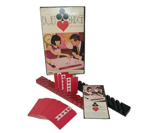 Vintage Bridge Card Game Duet Bridge Collectible Games 1967 Parker ...