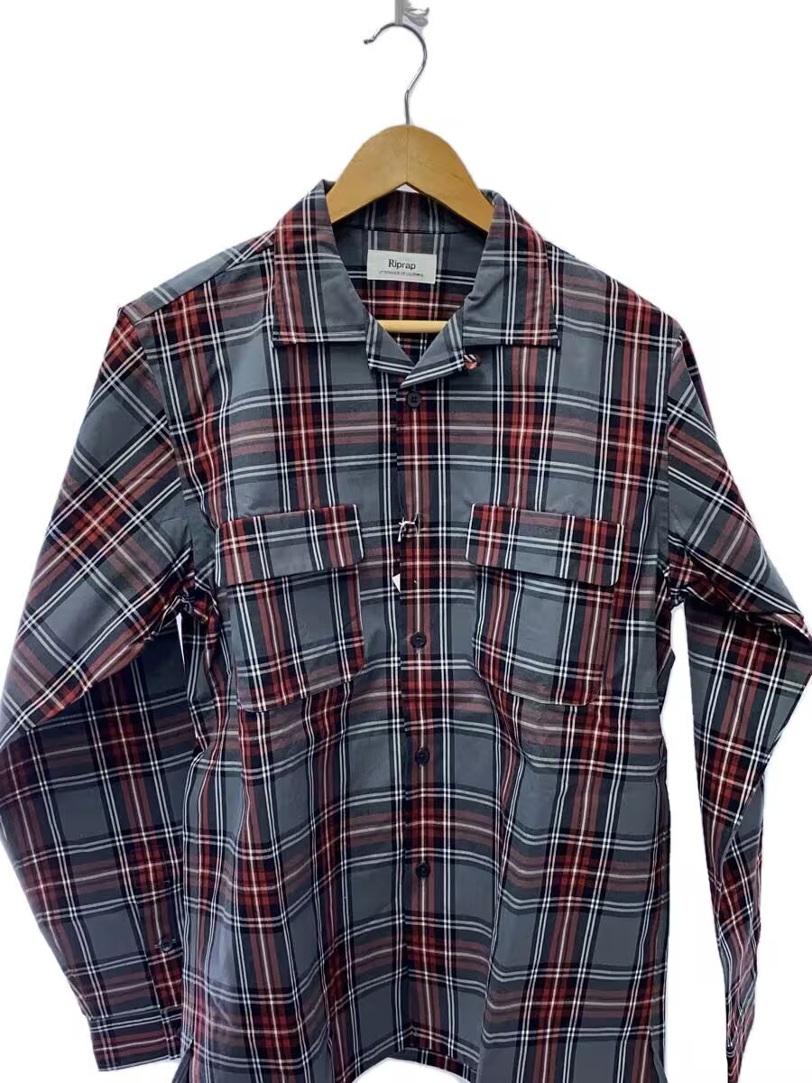 Riprap Long Sleeve Shirt, Size L, RRS0801 Semi Open Collar Shirt with ...