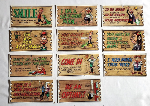 WACKY KOOKIE PLAKS 1965 TOPPS 11 CARD LOT SCARCE | eBay