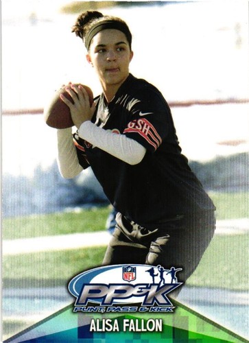 2014 Topps Punt Pass and Kick Champions Alisa Fallon Football Card | eBay