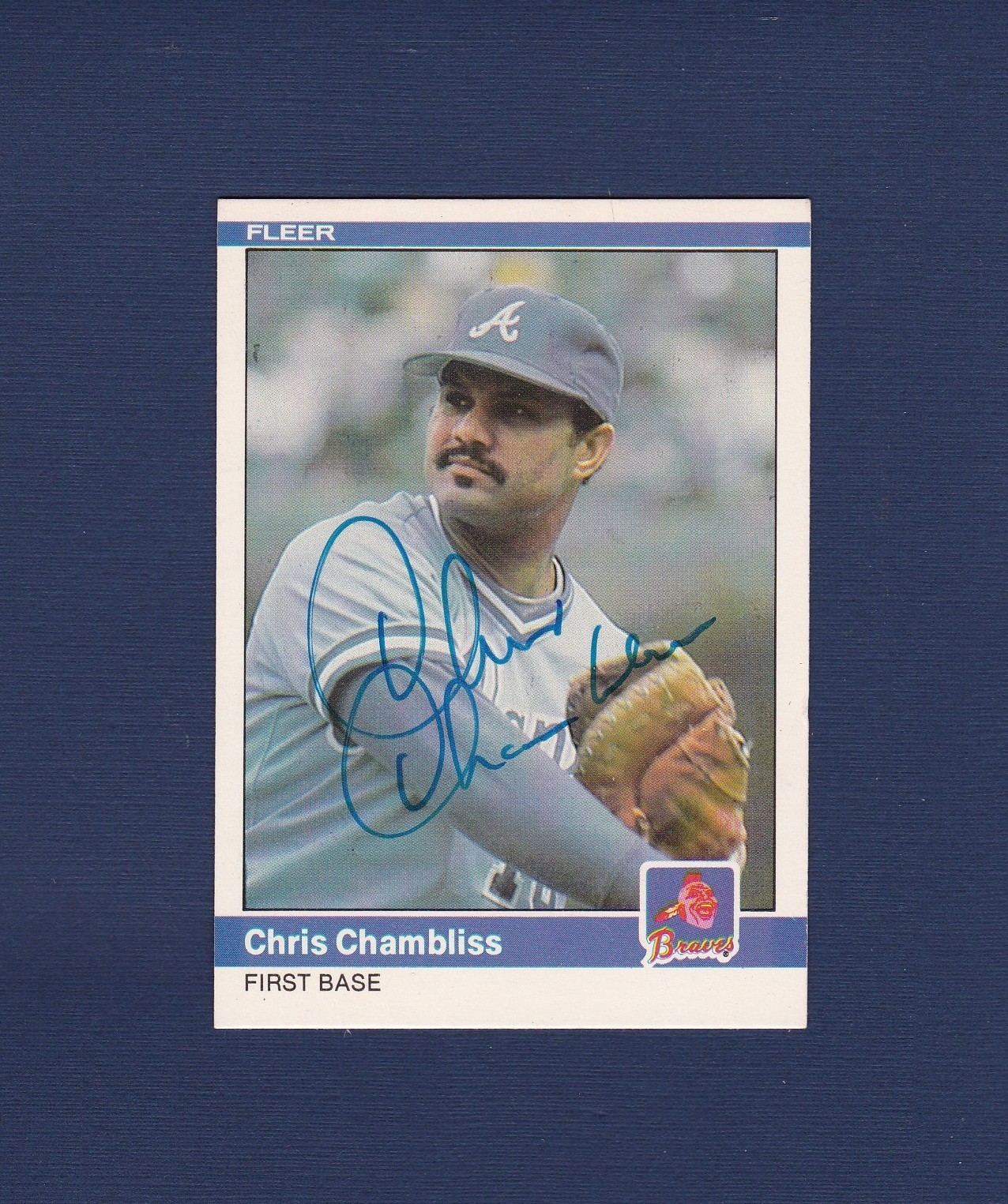 Chris Chambliss signed Atlanta Braves 1984 Fleer baseball card | eBay