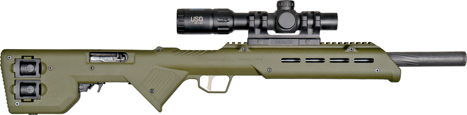 Desert Tech Trek-22 Bullpup Stock for Ruger 10/22, Olive Drab Green | eBay