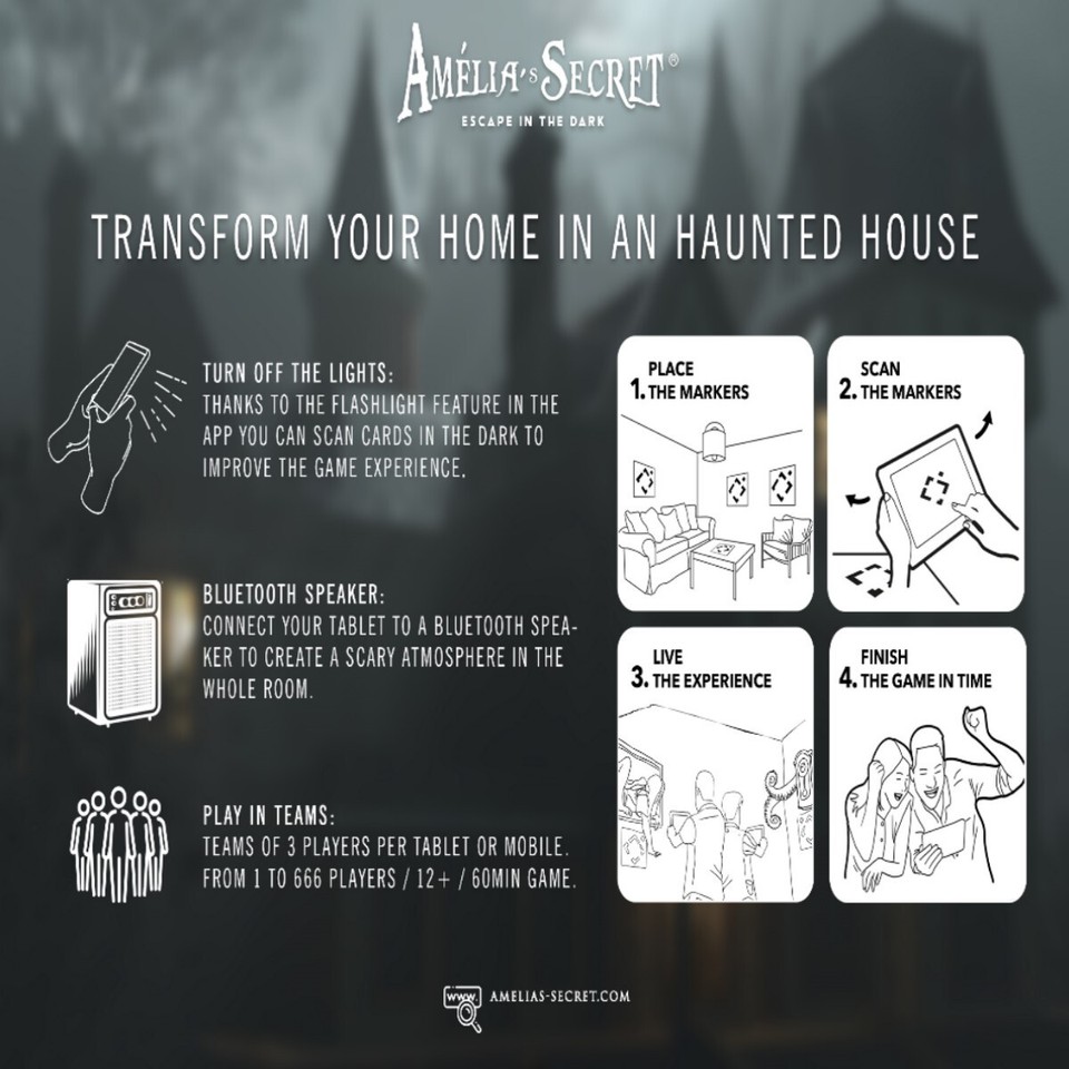 Amelia's Secret Immersive Augmented Reality Escape Room Horror Game ...