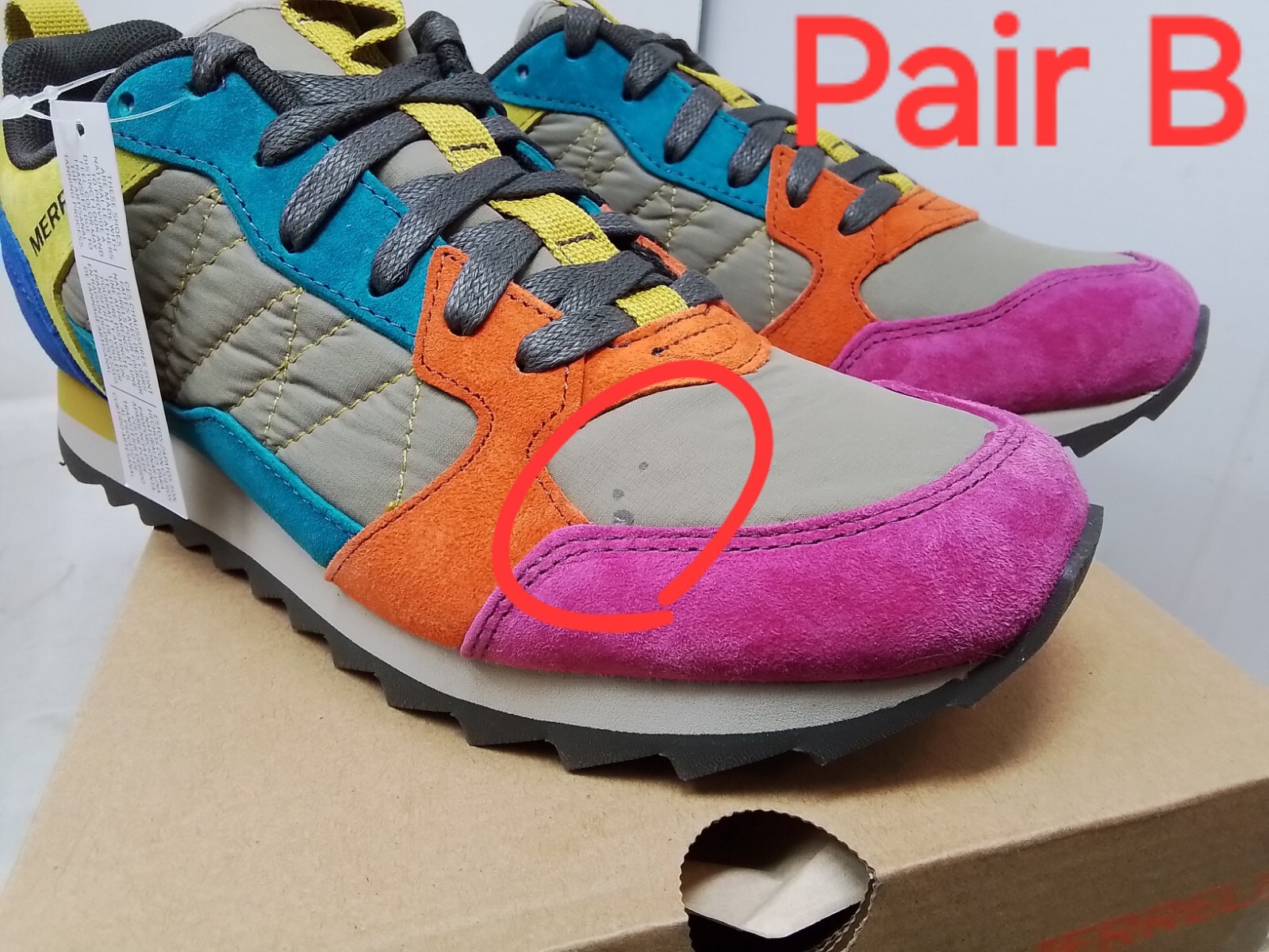 Merrell Alpine Womens Hiking Sneaker Brindle/Multi Sizes 7 & 8 J004596 ...