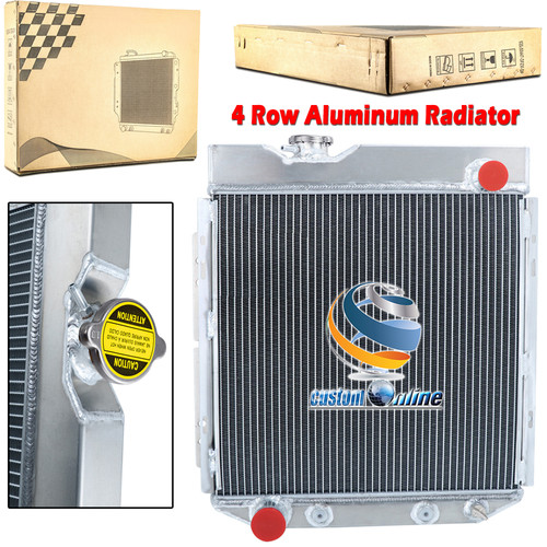 Aluminum 4 Rows Radiator For 1960-1966 64 Ford Mustang Falcon Ranchero ...