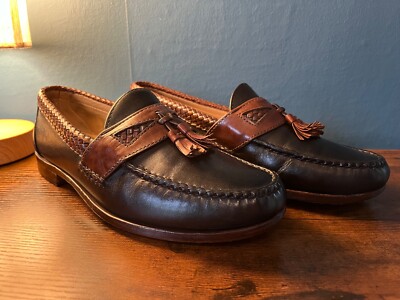Allen Edmonds Maxfield Tassel Loafer Black Men's US 9.5 E Made In USA ...