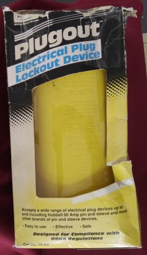 Hubbell Wiring Device-Kellems Hld2 Plug Lockout,Yellow,3/8In Shackle ...