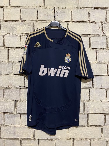 Real Madrid Adidas Football Shirt Kit Jersey 2007/2008 Away Large ...