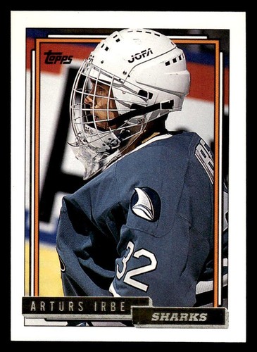 Arturs Irbe San Jose Sharks 1992-93 Topps Gold #25 | eBay