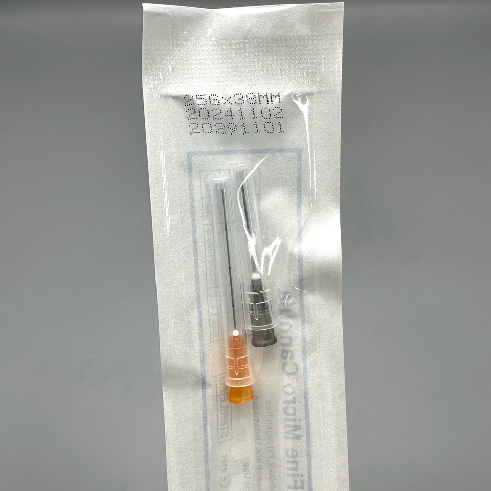 25G*38mm Disposable Hypodermic Fill Needle Canula Micro Blunt Tip ...