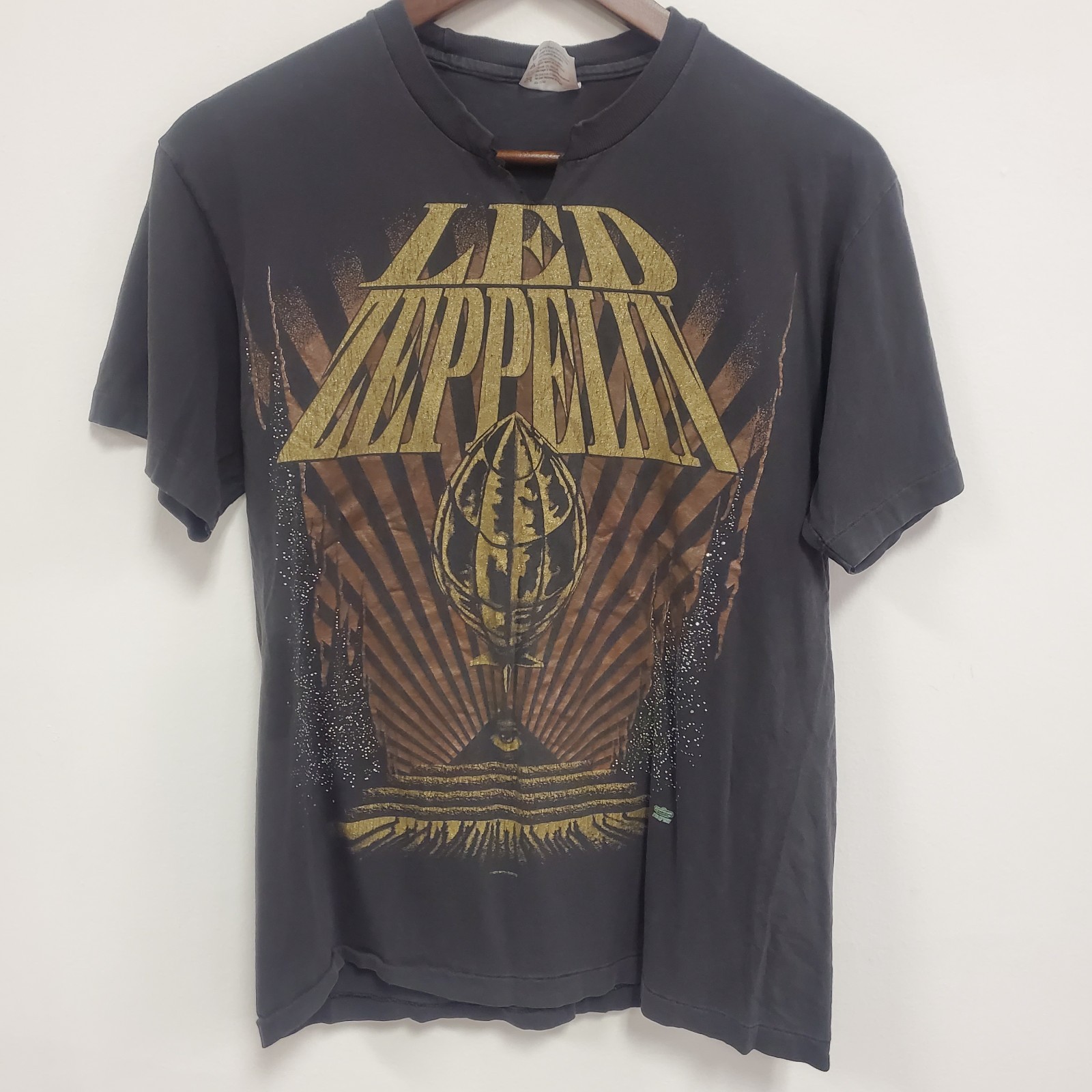 Vintage Hanes Mens 1993 Led Zeppelin Graphic T Shirt … - Gem