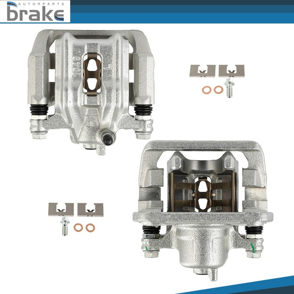 2Pcs Rear Disc Brake Calipers w/Bracket For 02-04 HONDA CR-V 95-98 ...