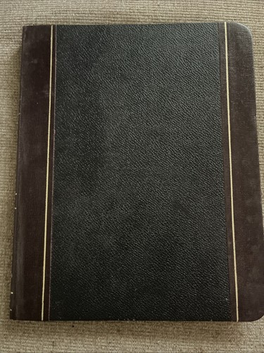 Vintage Record Book Account Ledger Blank Lined 150 Pg Journal Log Guest ...