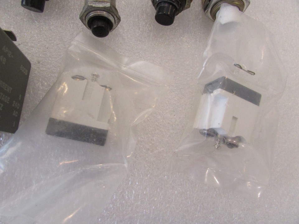 Assorted Shut Off Switches, Toggle Switches, Military Fuse Holders ...