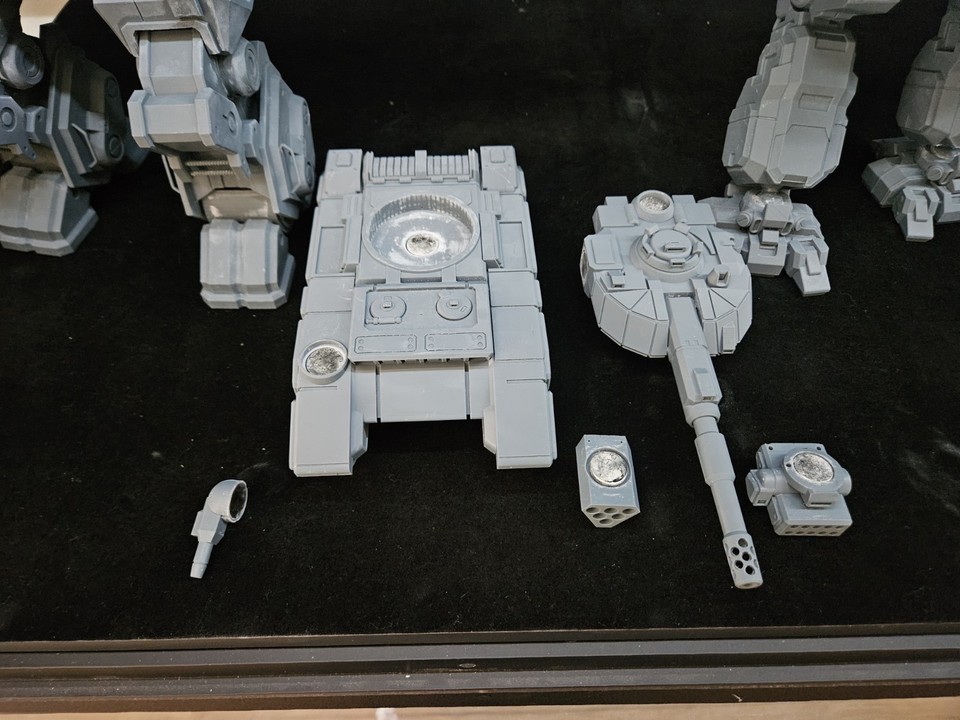 1/50 Scale MechWarrior Battletech LBX Manticore Tank Customizable 4 ...