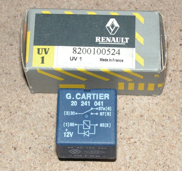 RENAULT NAVY BLUE RELAY [5PIN] 8200100524 for sale online | eBay