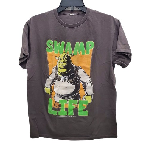 Shrek Gray Swamp Life Funny Meme Graphic Novelty Tee Men's Unisex Size ...