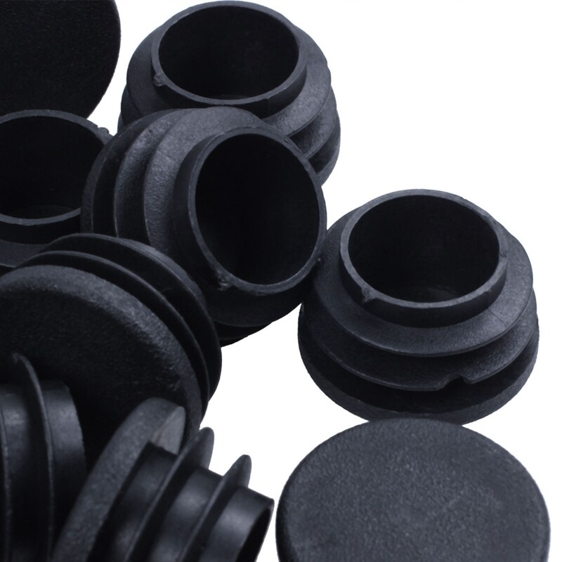 15 pieces of Chair Table Legs End Plug 25mm Diameter Round Plastic ...