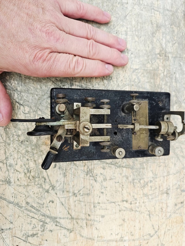 1916 Vibroplex Original Semi-Automatic Telegraph Key Bug Morse Code Telegraph | eBay