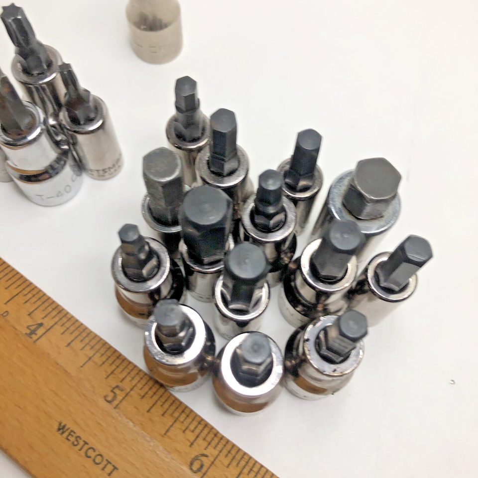 Vintage Mix 19 Craftsman 3/8" & 1/4" Drive Torx Hex/Allen Adapter ...