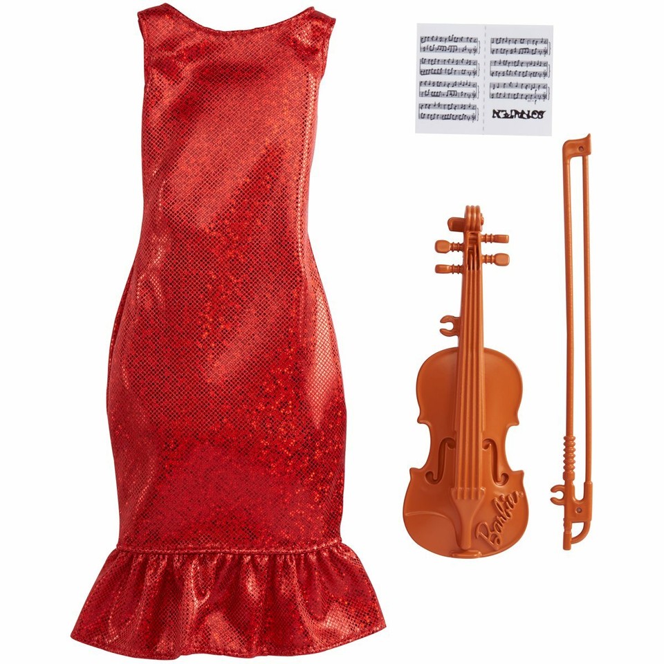 2021 Barbie Doll Fashion Pack VIOLINIST DRESS & VIOLIN | eBay