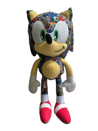 Sonic "Sticker Bomb" Plush (18", 1lb) Toy Factory, Official License ...