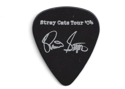 THE STRAY CATS GUITAR PICK BRIAN SETZER RARE 2004 TOUR CONCERT STAGE ...