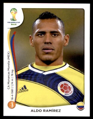 Panini World Cup 2014 - Aldo Ramirez Colombia No. 192 | eBay