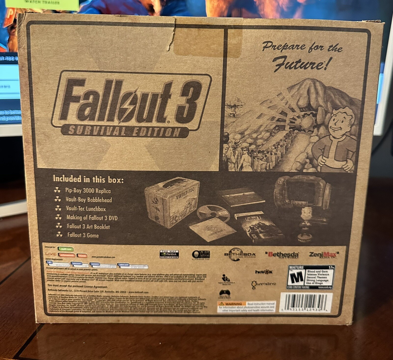 Fallout 3: Survival Edition PC Windows 2008 Limited Edition Amazon ...