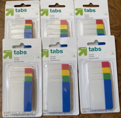 Lot Of 6 New Up And Up Tabs with 4 Pads Pack/35 Tabs Per Pad | eBay
