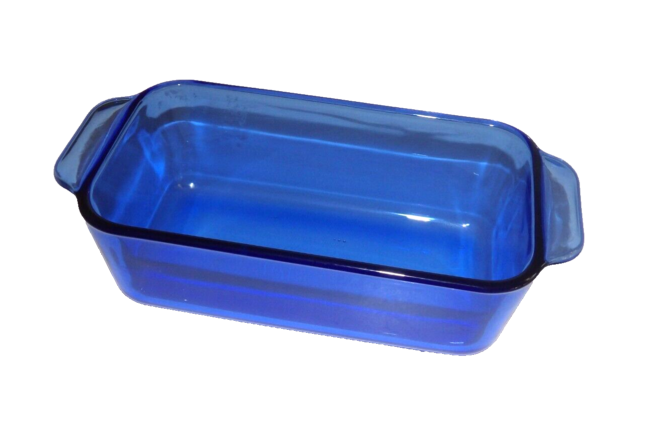 Pyrex 213-R Cobalt Blue Glass Loaf Pan 1.5 Quart - EUC | eBay