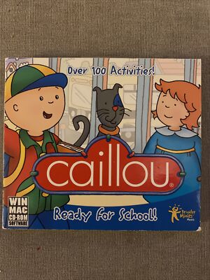 Caillou Ready For School 100 Activities Letters, Colors, PreK CD ROM ...