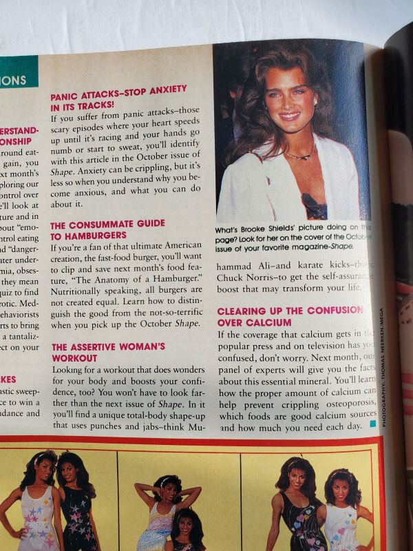 9/1987 Joe Weider's SHAPE magazine Dana Sparks CINDY CRAWFORD Howie ...