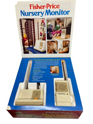 Vintage 1983 Fisher Price Nursery Baby Monitor #157 in Box | eBay