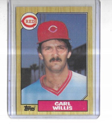 1987 Topps #101 Carl Willis Cincinnati Reds | eBay