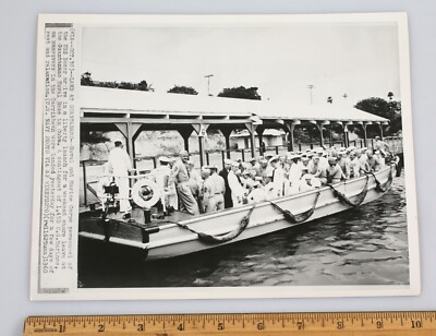 Original Vintage AP News Photo Guantanamo Bay Cuba Navy Base 1960 Gitmo ...