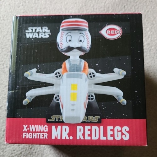 MR. REDLEGS X-WING FIGHTER BOBBLEHEAD!! 2016 CINCINNATI REDS SGA!! NIB ...
