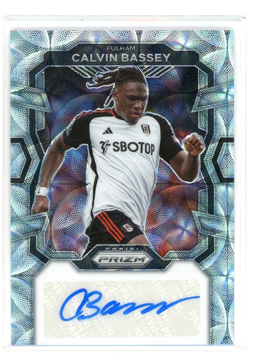 Calvin Bassey 2024 Prizm Premier League #209 Choice Zebra /15 Price ...