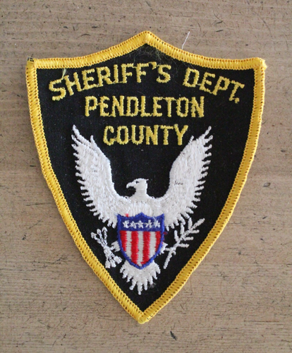 Sheriff's Dept Pendleton County Uniform Shield Shoulder Patch NEW ...