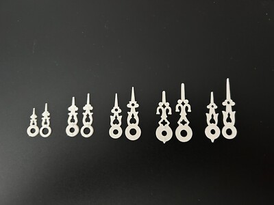 Cuckoo Clock Hands Mixed Sizes. Five Sets. White Round Holes.(A17-A20 ...