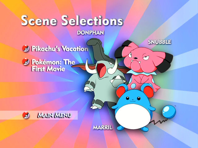 Pokemon The First Movie Dvd Menu