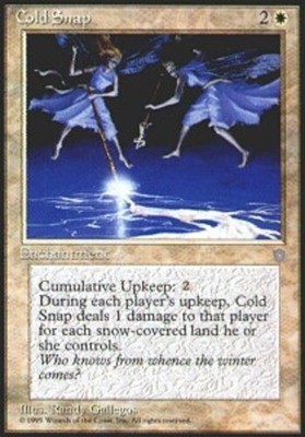 MTG: Cold Snap [Moderately Played] Ice Age Magic the Gathering CCG TCG ...